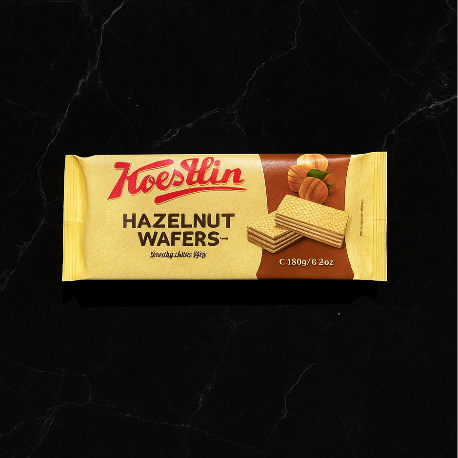 Koestlin HAZELNUT WAFERS 180g – Alpha Fresh